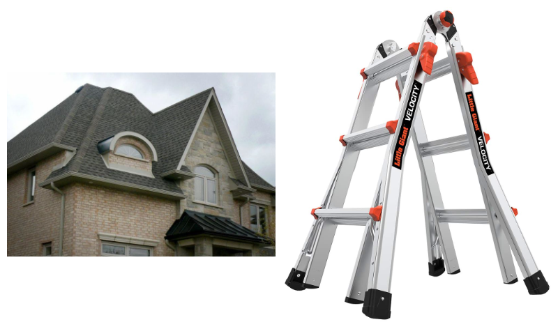How To Put A Ladder On Sloped Roof?